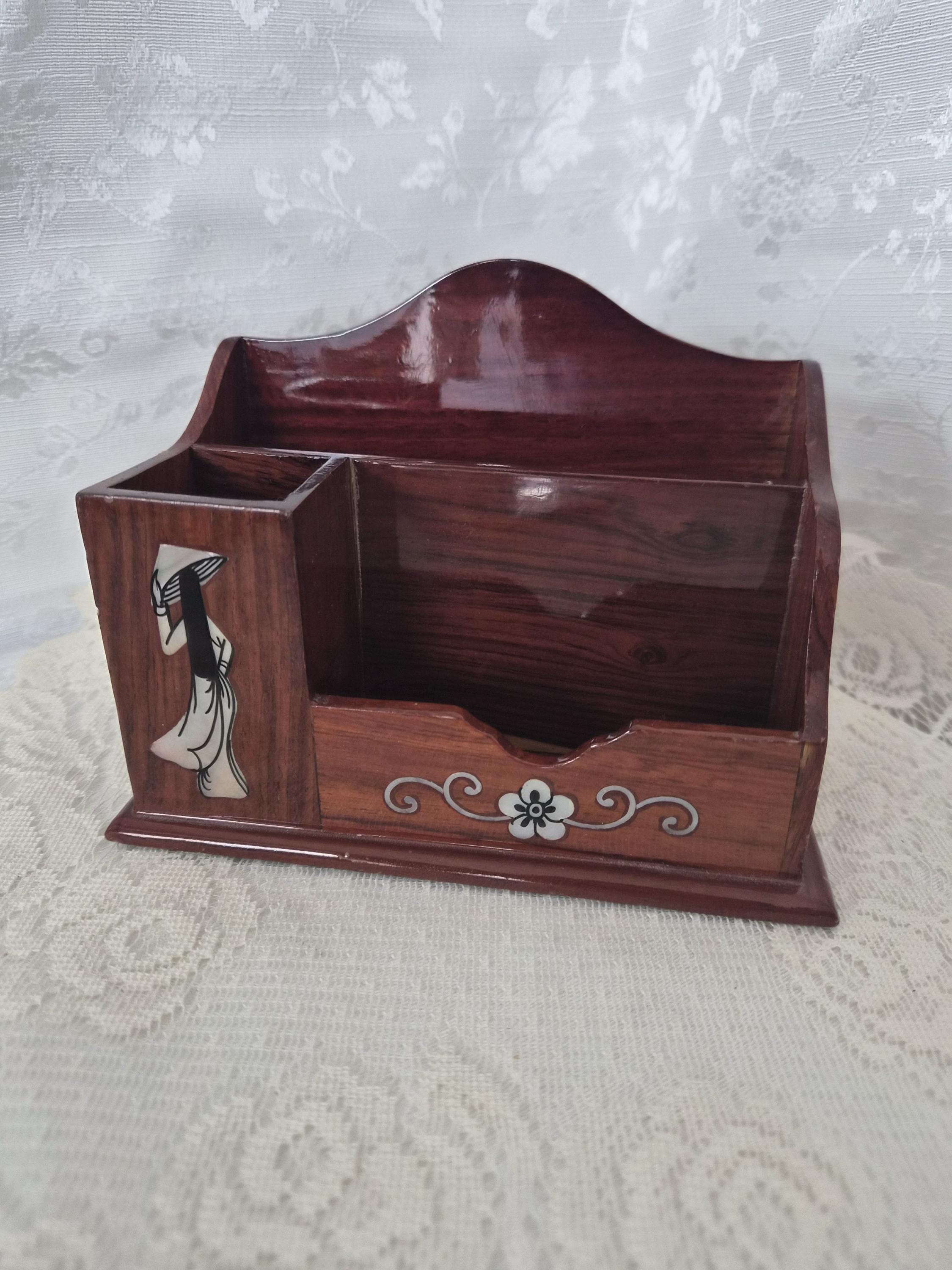 Wood Pencil Card Holder – The Cubby Space